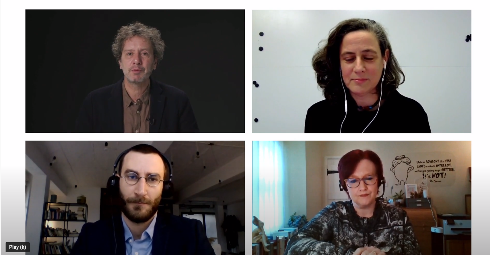 Marcus Fairs, Lorenzo de Simone, Mary Parsons and Dana Behrman on Quality